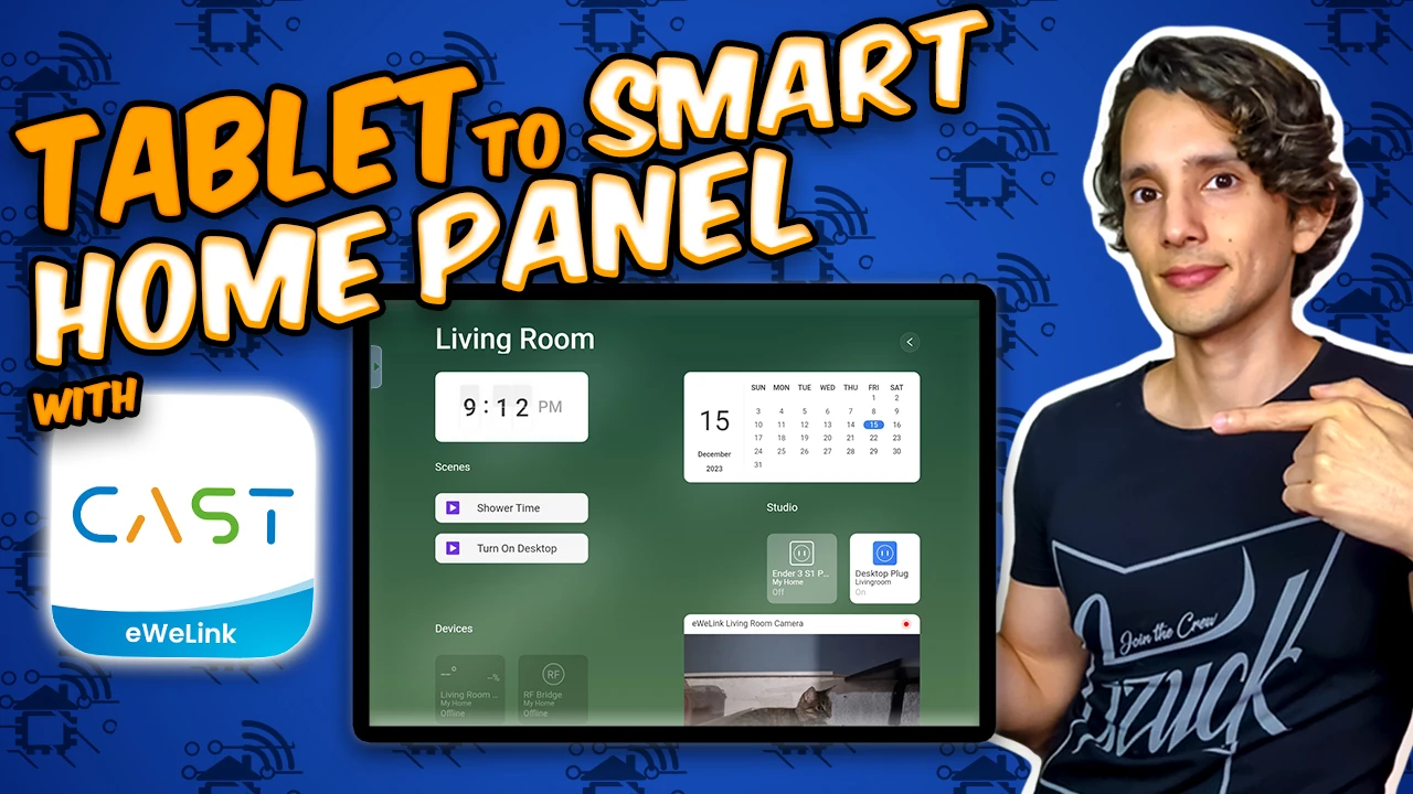 Turn Any Tablet Into a Smart Home Control Panel with eWeLink CAST | fixtSE